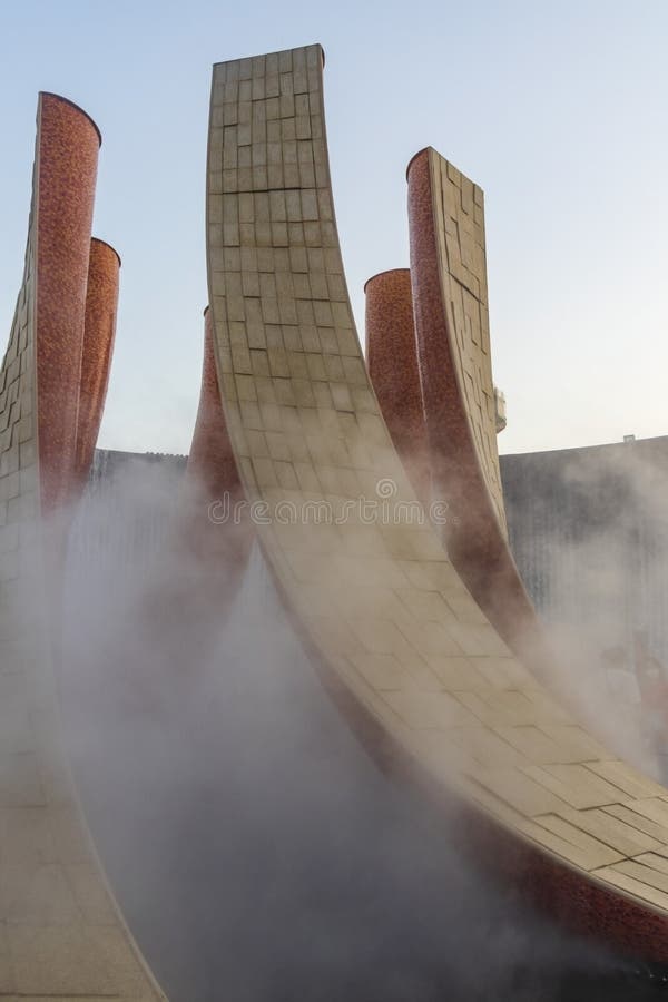 Shot of an Abstract Outdoors Installation. Background Editorial Photo ...