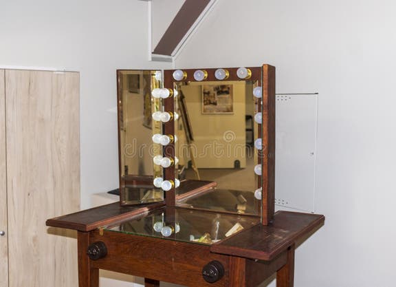 Shot of the Actors Dressing Table. Art Editorial Photography - Image of ...