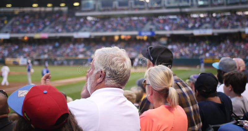 Crowd Cheering Applause at Baseball Game in Stadium Stock Video - Video ...
