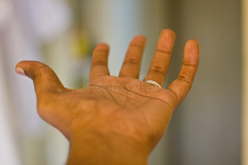 An Empty Bare Hand Destined To Give and Take Stock Image - Image of ...