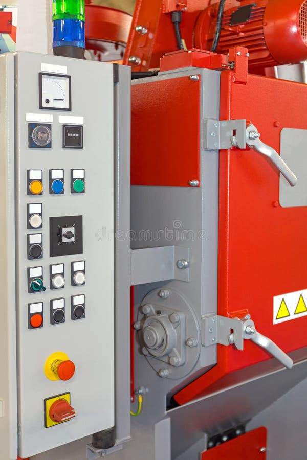 Shot Blaster Machine stock image. Image of automated - 223506907