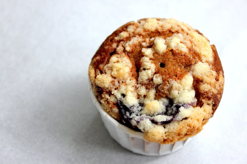 Shot of a blueberry muffin stock image. Image of morning - 35750475