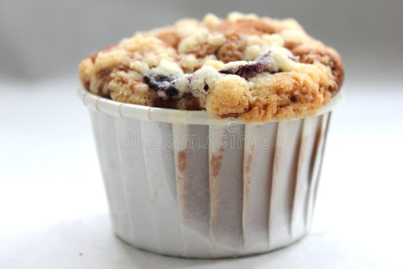 Shot of a blueberry muffin stock photo. Image of dessert - 35750492