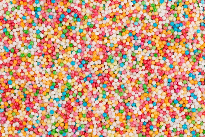 Shot of Colorful Sugar Balls Stock Image - Image of abstract, party ...