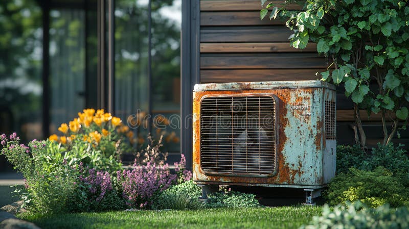 Shot Damaged Air Conditioning Stock Photos - Free & Royalty-Free Stock ...