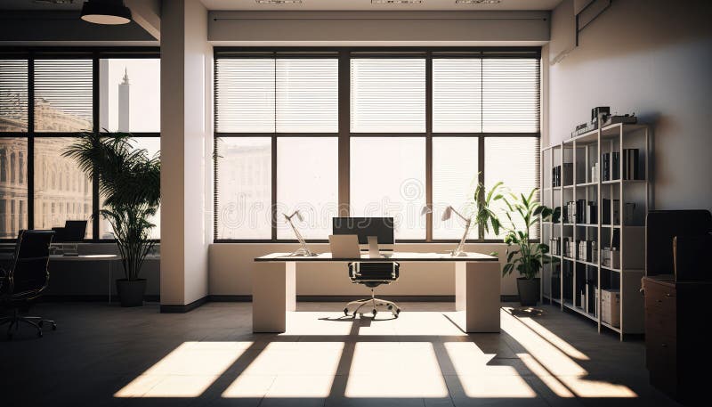 Shot of a Desktop Computer in a Creative Modern Office Stock ...