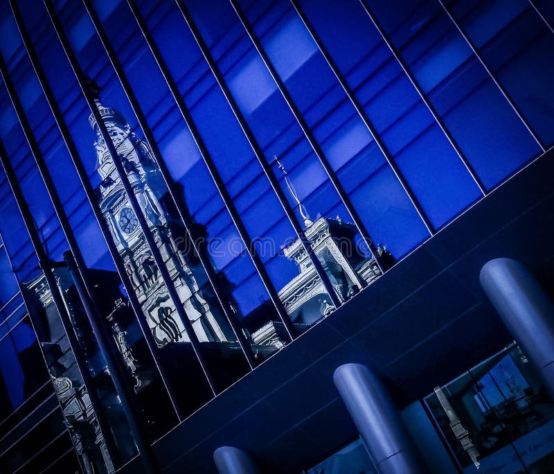 Shot of Details of a Building in Philadelphia Stock Photo - Image of ...