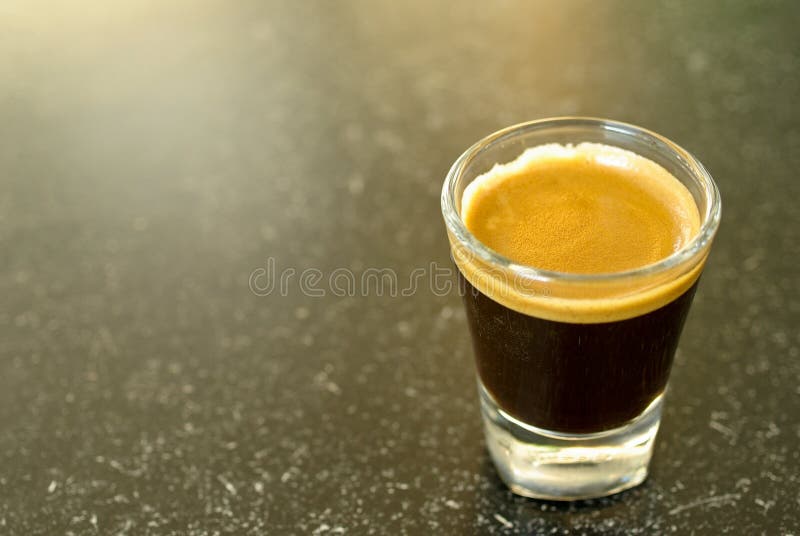 Two shots of espresso stock photo. Image of maker, double - 14057440