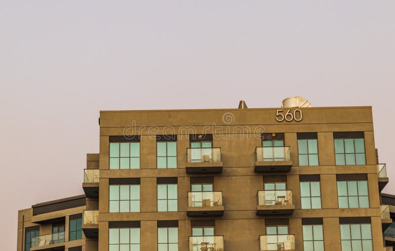 Shot of a Facade of a Building. City Editorial Photo - Image of ...