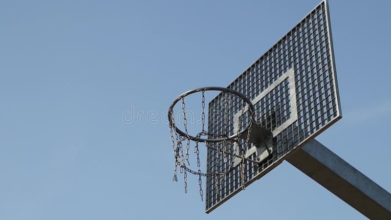 Shot Fail in a Basket in a Basketball Game. Stock Video - Video of ...