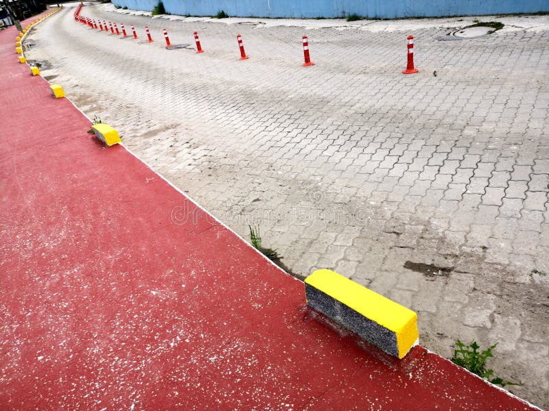 Footpath pavement sidewalk stock image. Image of crossing - 46197983
