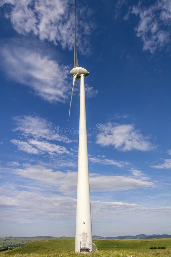 Shot of a Giant, Innovative, Metal Windmill Stock Image - Image of ...