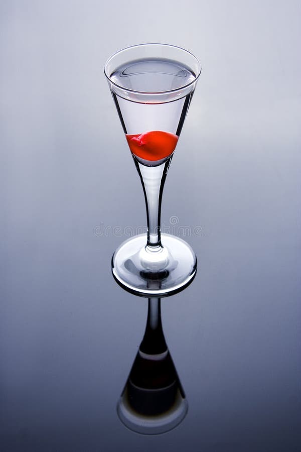 Shot Glass With Cherry Picture. Image: 3581456
