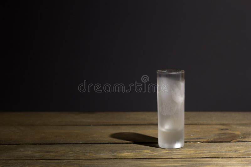 Shot Glass for Cocktails on a Table Stock Photo - Image of cold, macro ...
