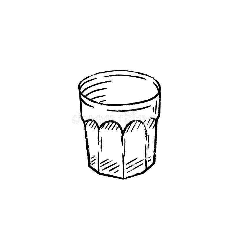 Shot Glass Outline Coloring Pages