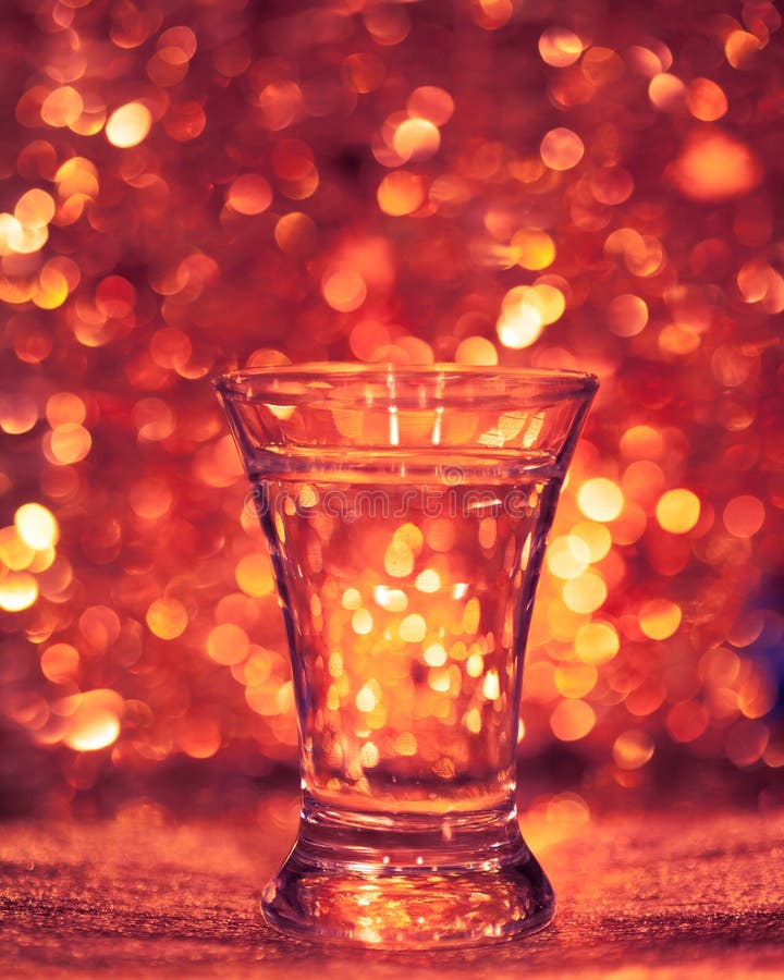 Shot glass of vodka stock image. Image of dioxide, blue - 34511375