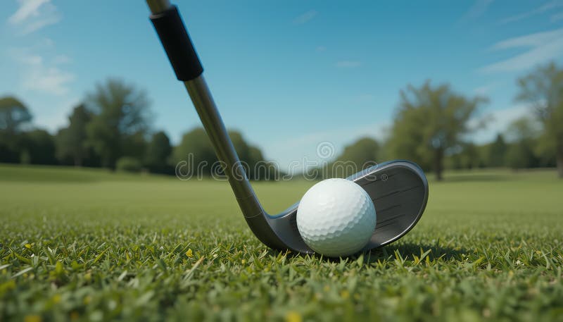 Shot of a golfers stock photo. Image of shot, lined - 368983954