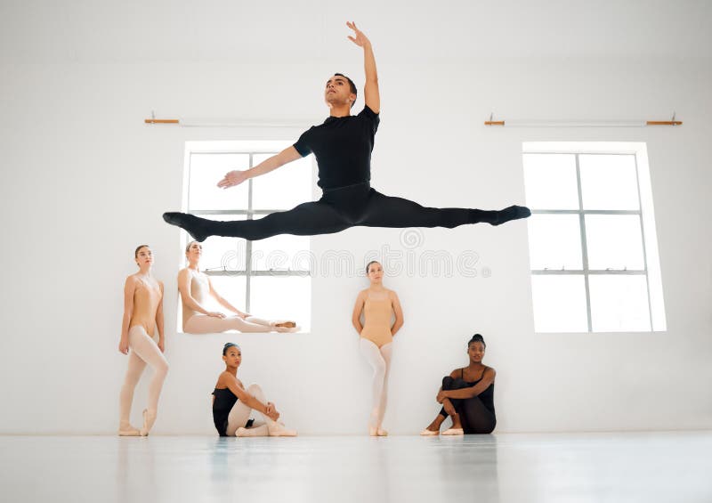 Larger, More Beautiful, More Powerful. Shot of a Group of Ballet ...