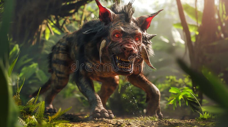Shot of a Highly Detailed Creature with Blended and Mixed Face, AI ...