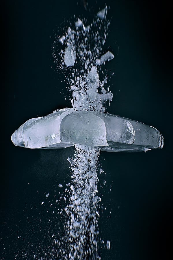 Shot in the ice stock photo. Image of destruction, popular - 25565316