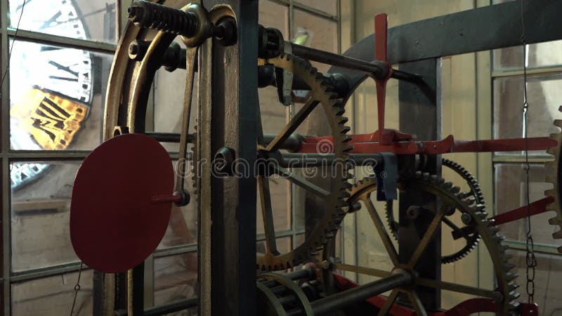 Inside the clock tower stock video. Video of history - 121468565