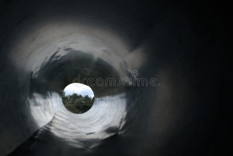 Tunnel Vision: Guarne S Circular View Stock Image - Image of abstract ...