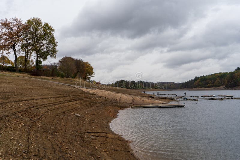 Shot of a Lake Bevertalsperre, Germany Stock Image - Image of outdoors ...