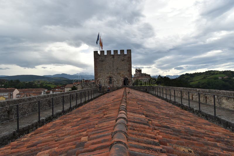 Shot of a Medieval Castle from the Roof Stock Photo - Image of stone ...
