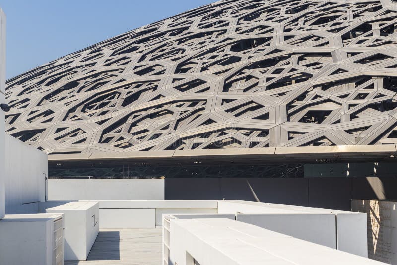 Shot of the Metallic Ceiling Structure. Concept Stock Photo - Image of ...