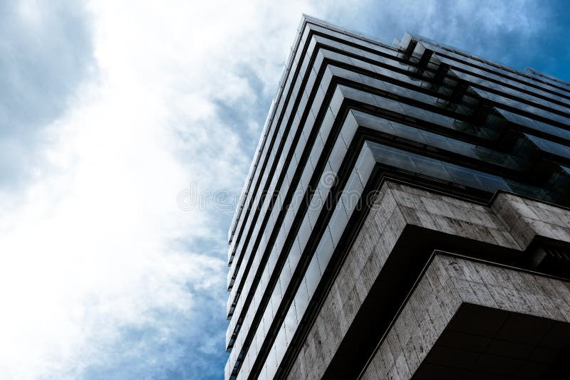 Shot of modern building stock photo. Image of headquarters - 36053278