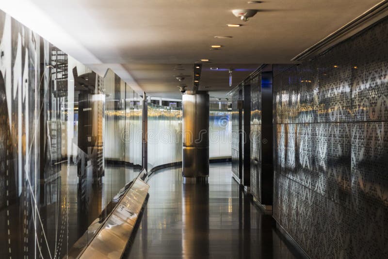 Shot of Modern Hallway . Interior Stock Image - Image of hallway ...