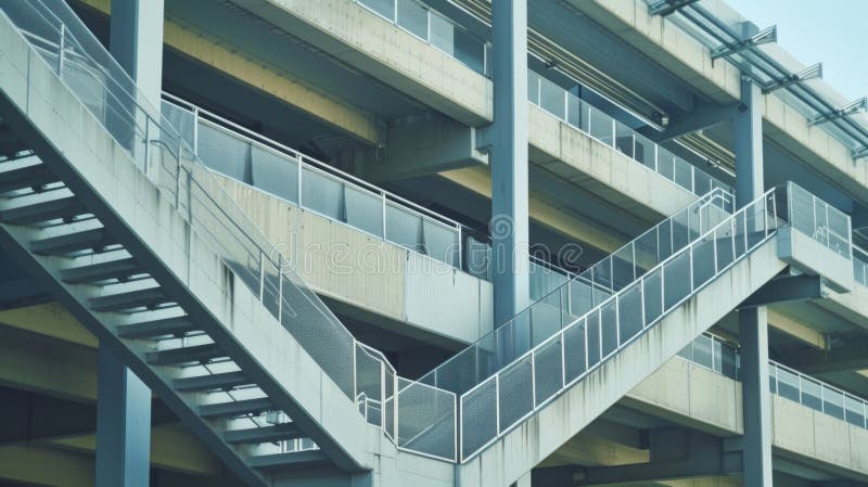 A Shot of the Multiple Emergency Exits Located at Different Points ...