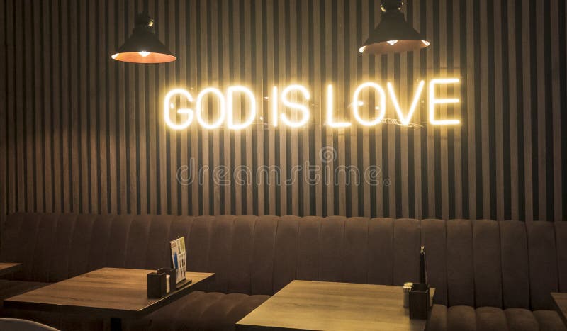 Inside Cafe with a Great View of the Mountains Outside. Tourism in the ...