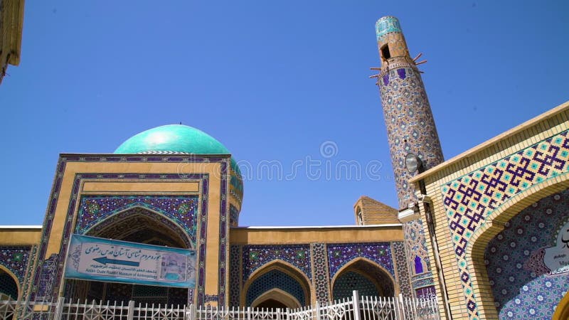 Blue mosque in Herat stock video. Video of shelter, landmark - 119616455