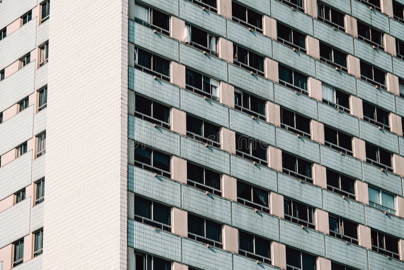 Shot of the Pattern of a Big Sky-crapper Stock Photo - Image of ...