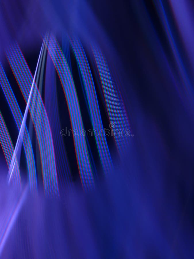 Shot of Progressive Rhythmic Light Trails, a Combination of Layers ...