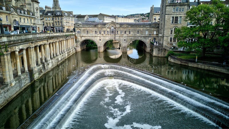 A Shot of the Pulteney Bridge in Bath, England Stock Photo - Image of ...