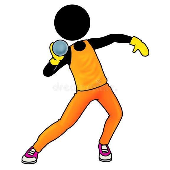 Shot Put Stock Illustrations – 729 Shot Put Stock Illustrations ...