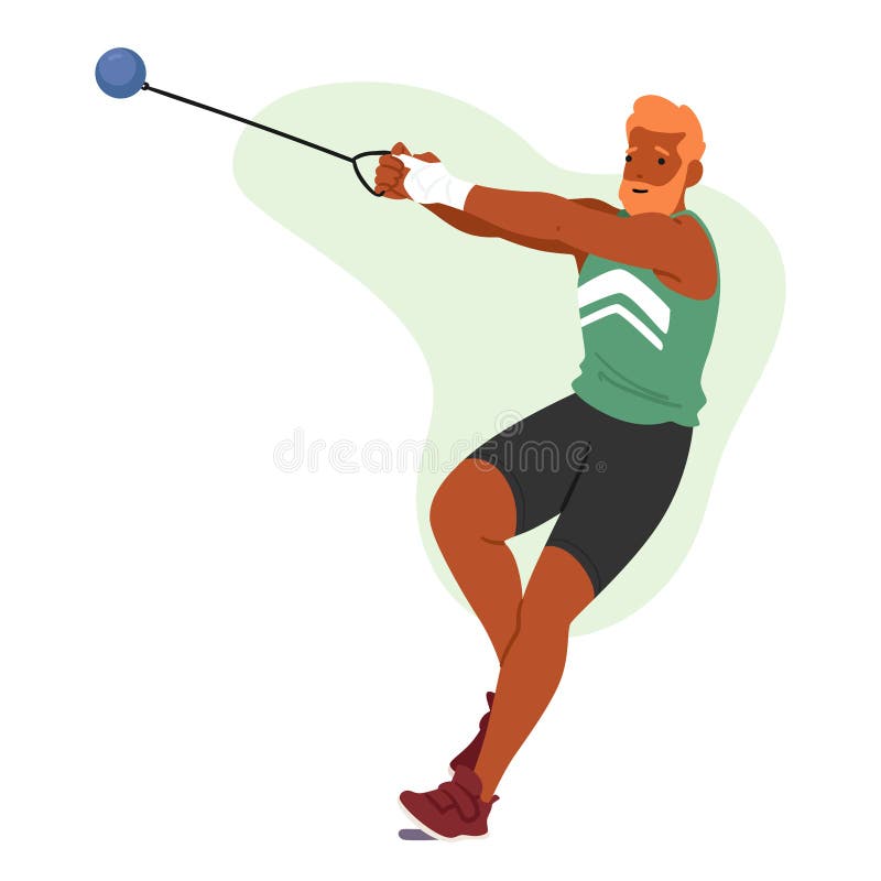 Shot Put Stock Illustrations – 862 Shot Put Stock Illustrations ...
