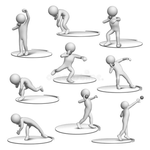 Shot Put Stock Illustrations – 929 Shot Put Stock Illustrations ...