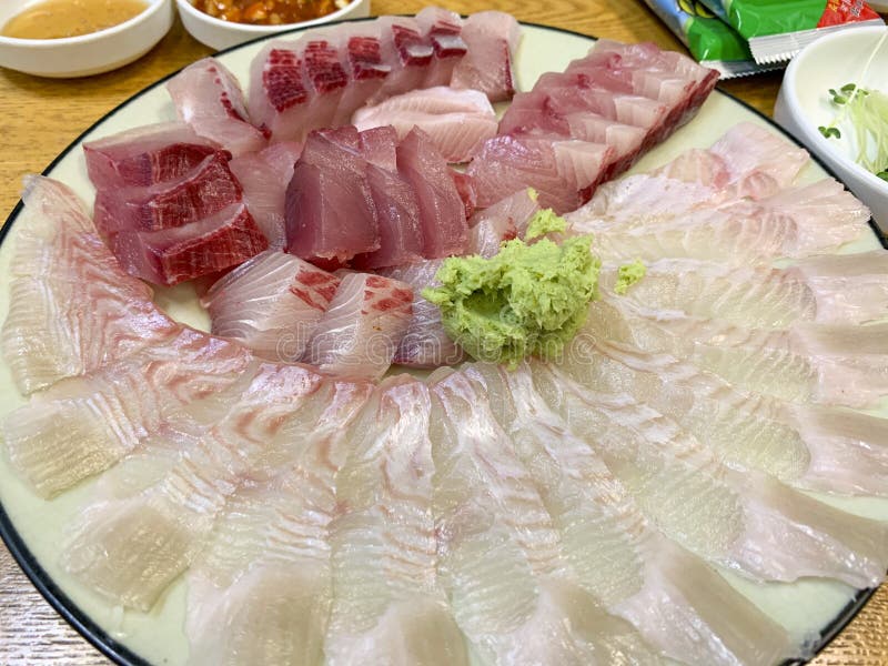 Shot of Raw Fish on a Plate Stock Image - Image of energy, nutrition ...