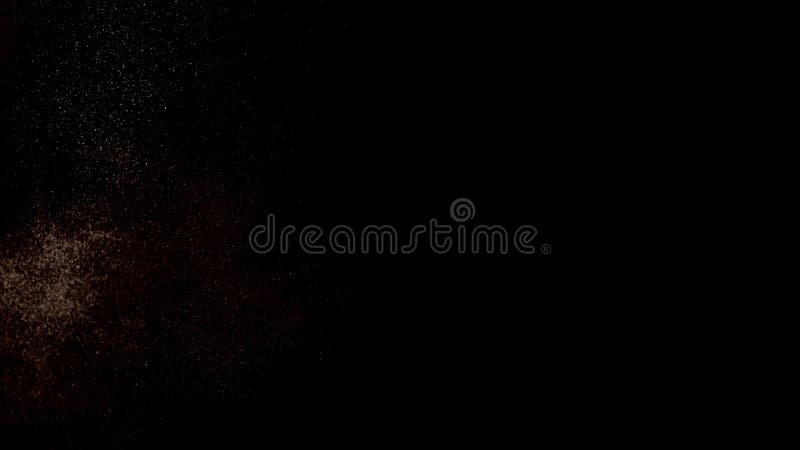 Shot of Real Dust Particles Floating in the Air. Dust Particles ...