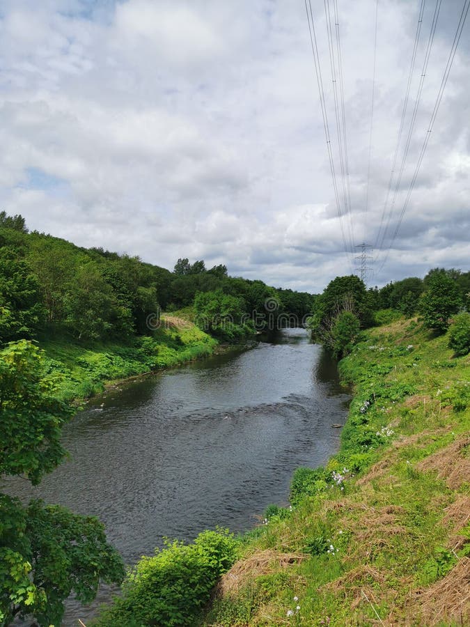 A Shot of the River Irwell in Early Summer Stock Image - Image of ...