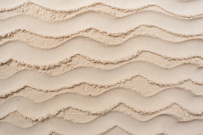 Shot of Sand Patterns in the Beach Stock Photo - Image of light ...