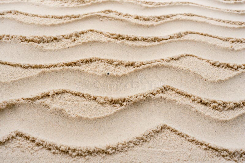 Shot of Sand Patterns in the Beach Stock Illustration - Illustration of ...
