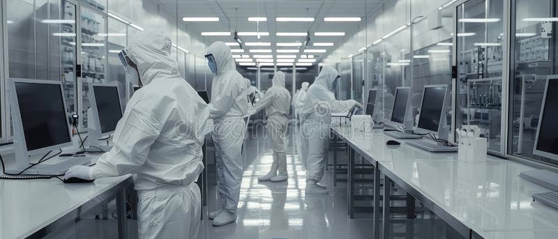 In this Shot, a Scientist in Sterile Suits Analyzes Data from Modern ...