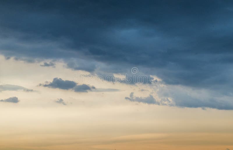 Shot of the Sky during Thunder Storm. Weather Stock Image - Image of ...
