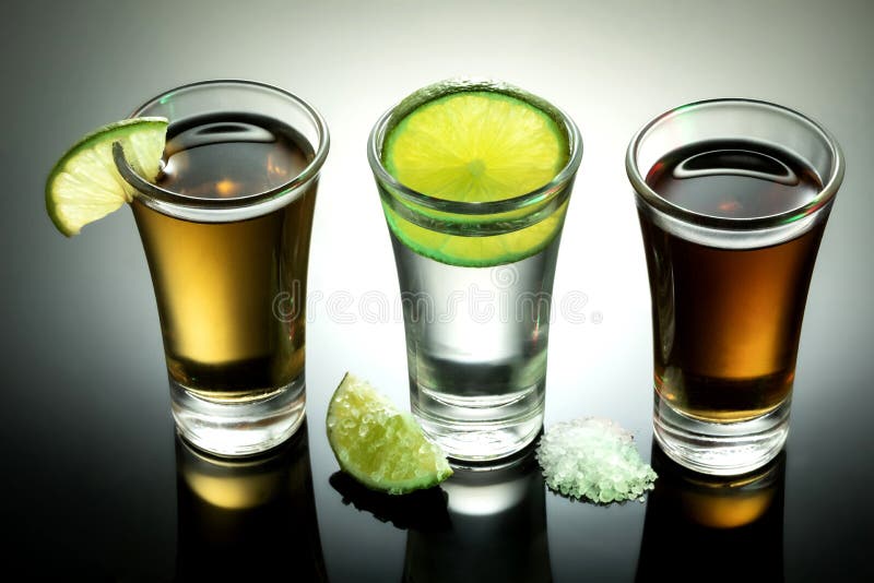 Tequila Shot with Salt and Lemon Stock Image - Image of salt, taste ...