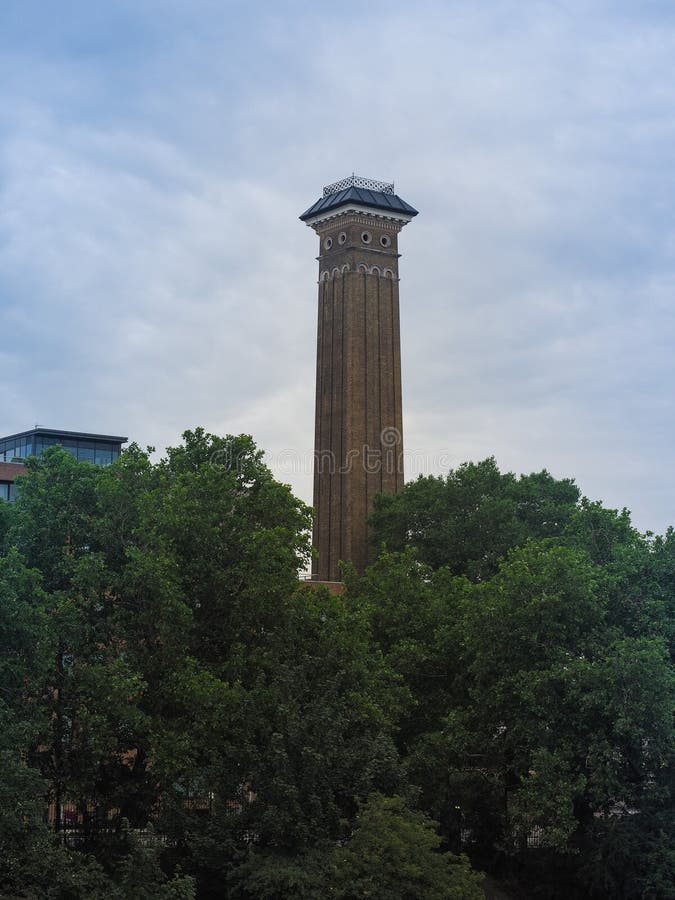 Shot Tower in London stock photo. Image of tall, architecture - 152179208