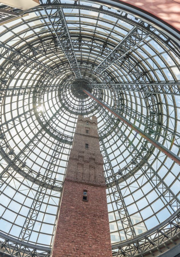 Shot Tower in Melbourne, Australia Stock Image - Image of central ...